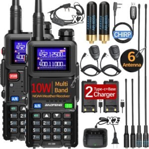 Baofeng 5RM Ham Radio Review Long Range Handheld NOAA Emergency Walkie ...