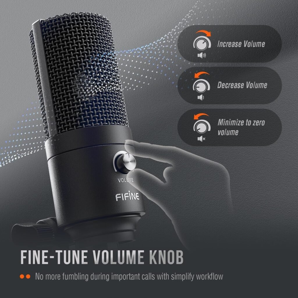 FIFINE K669B USB Microphone Review Best Cardioid Condenser Mic for ...